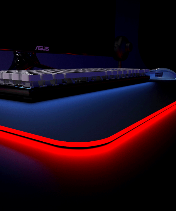 Custom RGB Mouse Pad | Custom LED Mouse Pad | No Minimum Order - Diipoo