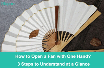 How to Open a Fan with One Hand? 3 Steps to Understand at a Glance - Diipoo